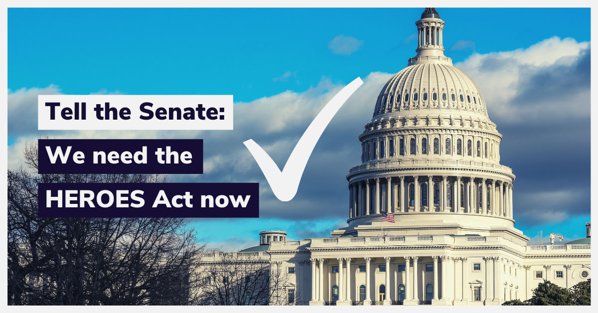 CALL TO ACTION #1006: Pass the HEROES Act Now! (September 14, 2020 ...
